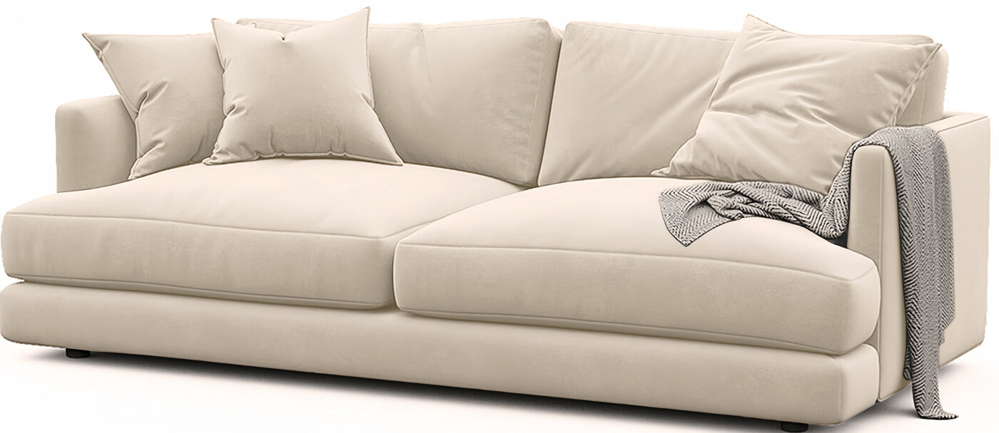 Диван еврокнижка Ибица, 5 подушек, Velutto 04