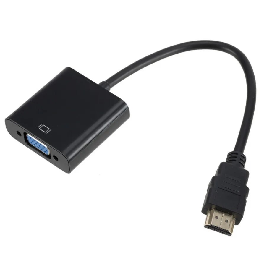 HDMI VGA адаптер Black 1080P