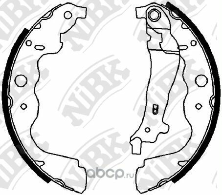 Aiko, Колодки тормозные, арт. FN43551