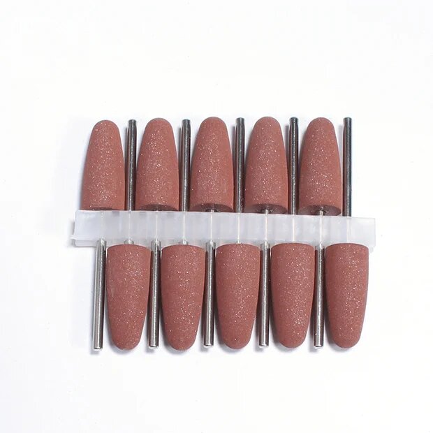 Набор из 10 силиконовых фрез для ногтей ERUIKA P2D-10