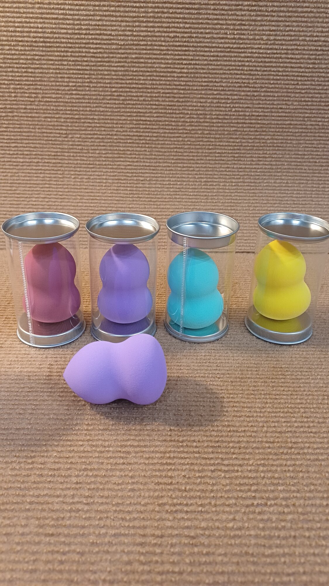 Спонж для макияжа (для лица), цвет сиреневый/фиолетовый, ультрамягкий