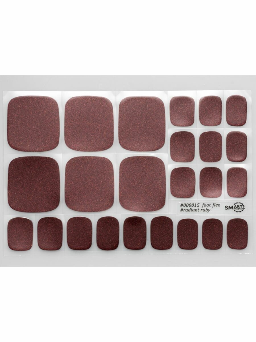 Виниры Flex для ног classic (#000015#radiant ruby) Smart Master — фото 1