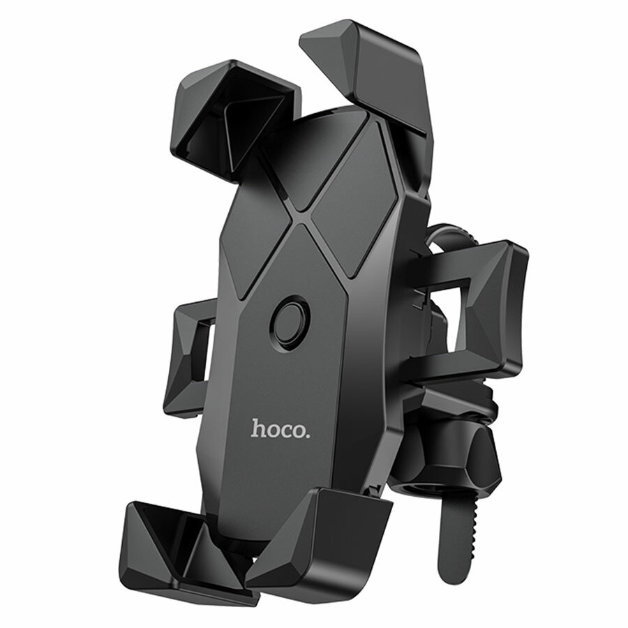 Держатель для мотоцикла/велосипеда HOCO CA58 Light, зажимной, на руль, черный