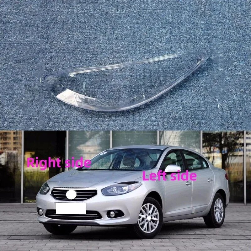 Для Renault Fluence 2011, 2012, 2013, 2014, 2015, автомобильная фара, линза, корпус фары, сменная крышка фары, стекло фары Left and Right