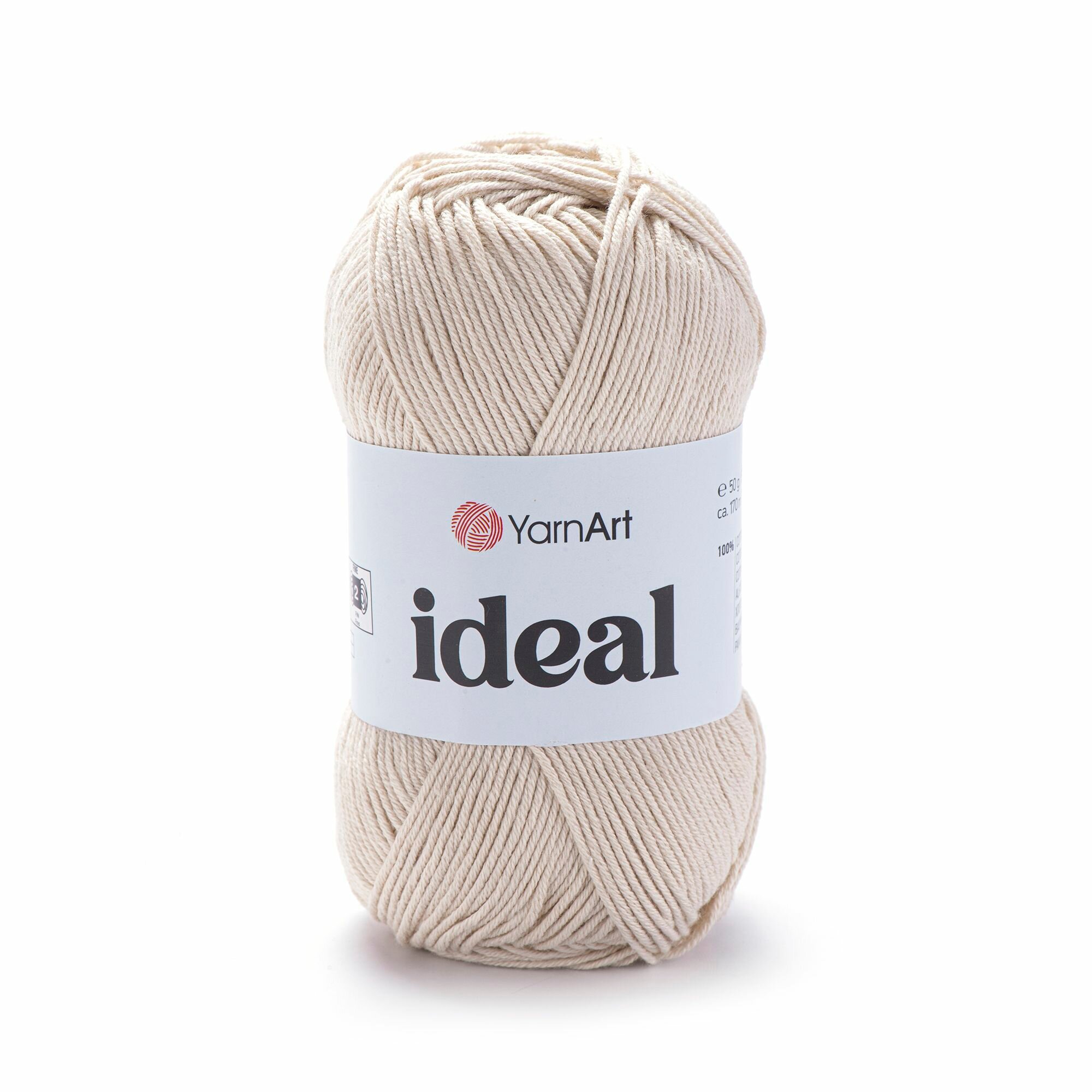 Пряжа YarnArt Ideal 223 экрю (50г/170м, упаковка 5 мотков)
