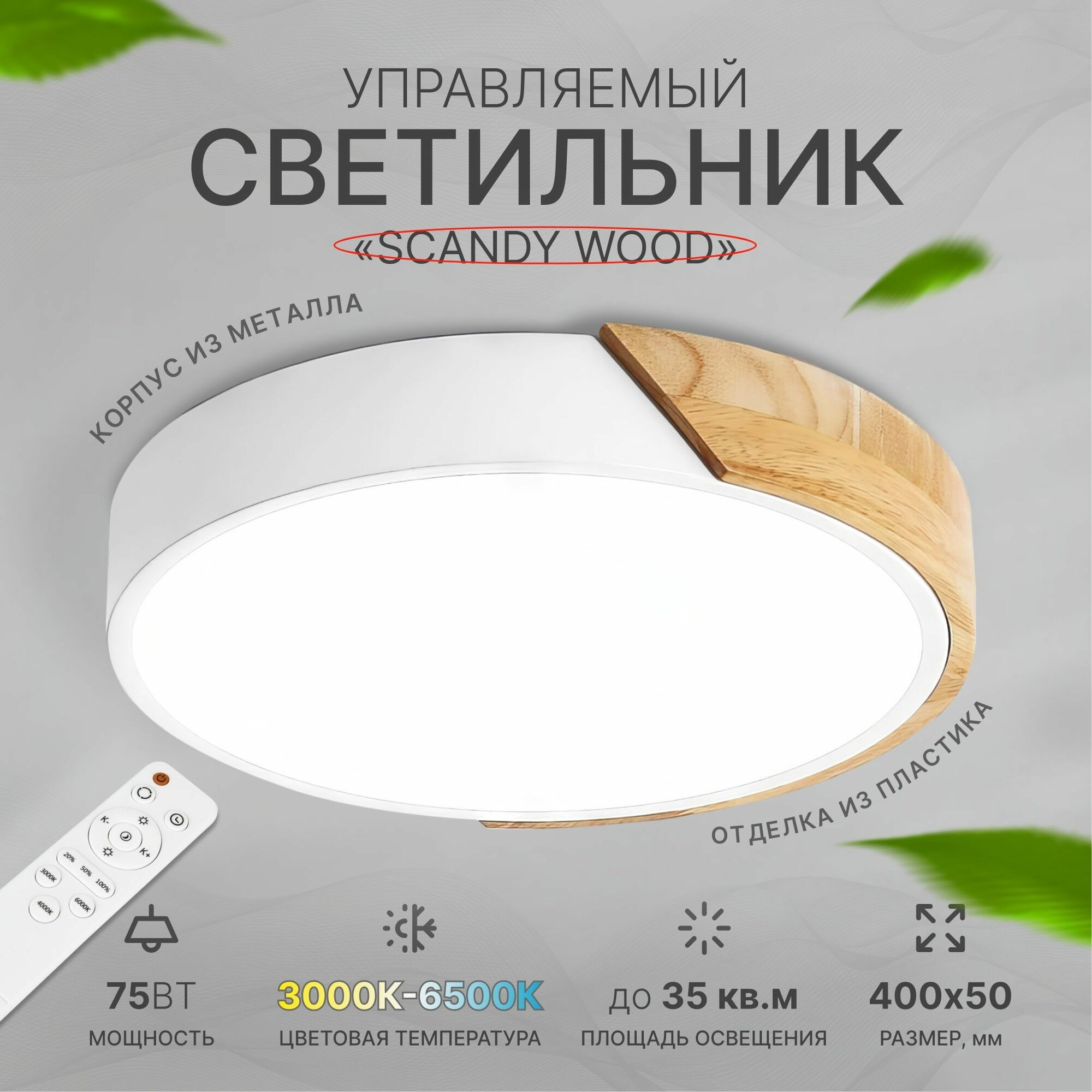Люстра с дистанционным управлением светодиодная накладная потолочная люстра управляемая светодиодная, на кухню, в прихожую, в ванную, в спальню, в детскую комнату