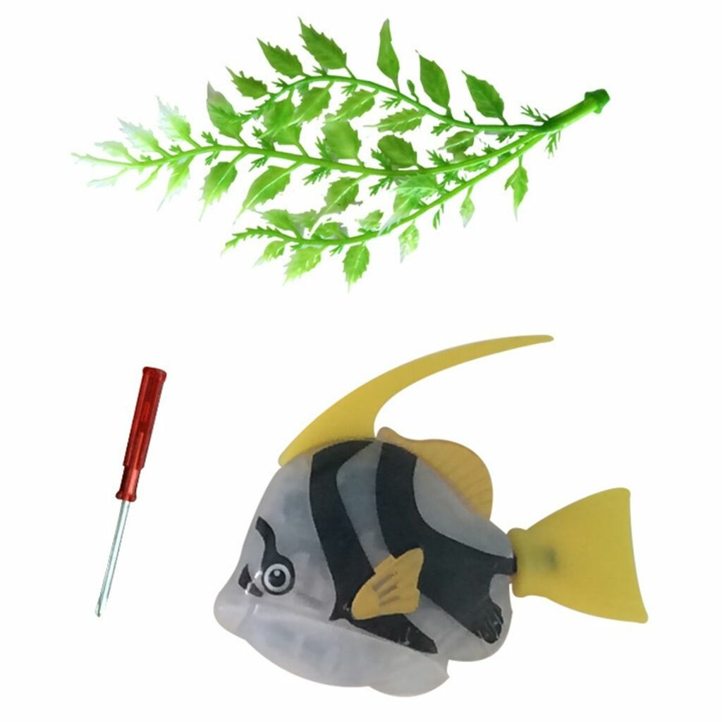 Светодиодные электронные рыбы-кошки, интерактивные игрушки для игры в воде помещении украшения дома и отдыха