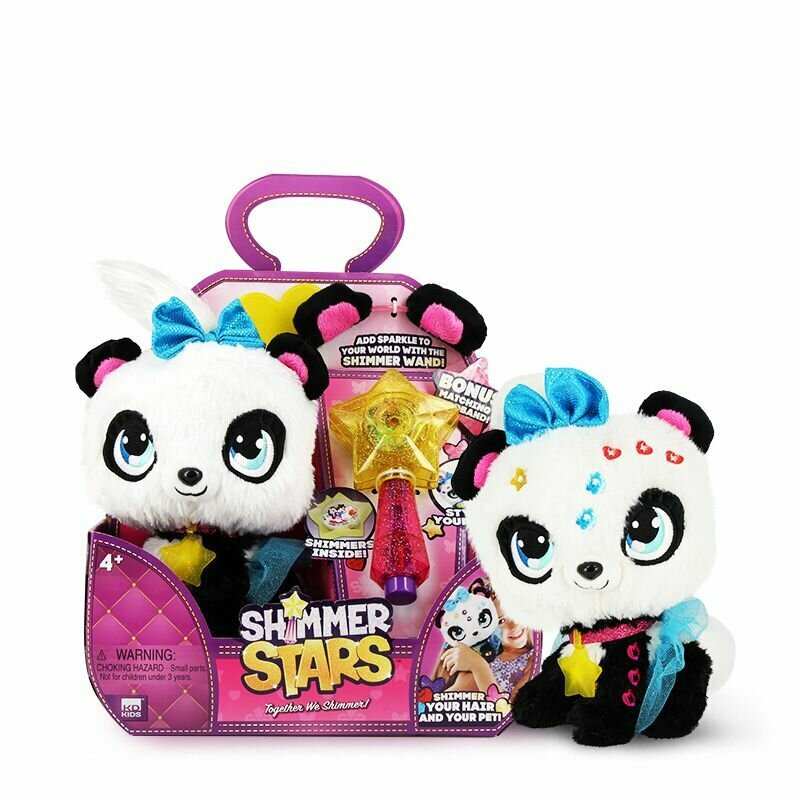 Shimmer Stars Personalised Glitter Cat / Мягкая Игрушка Панда Единорог / Плюшевая Игрушка Набор
