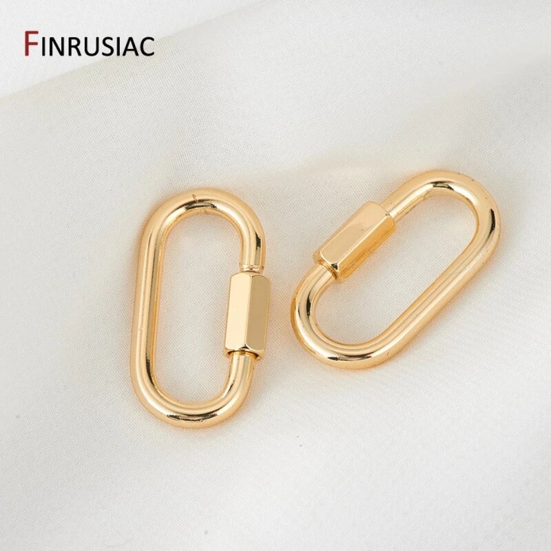 Золотые застежки FINRUSIAC для бижутерии