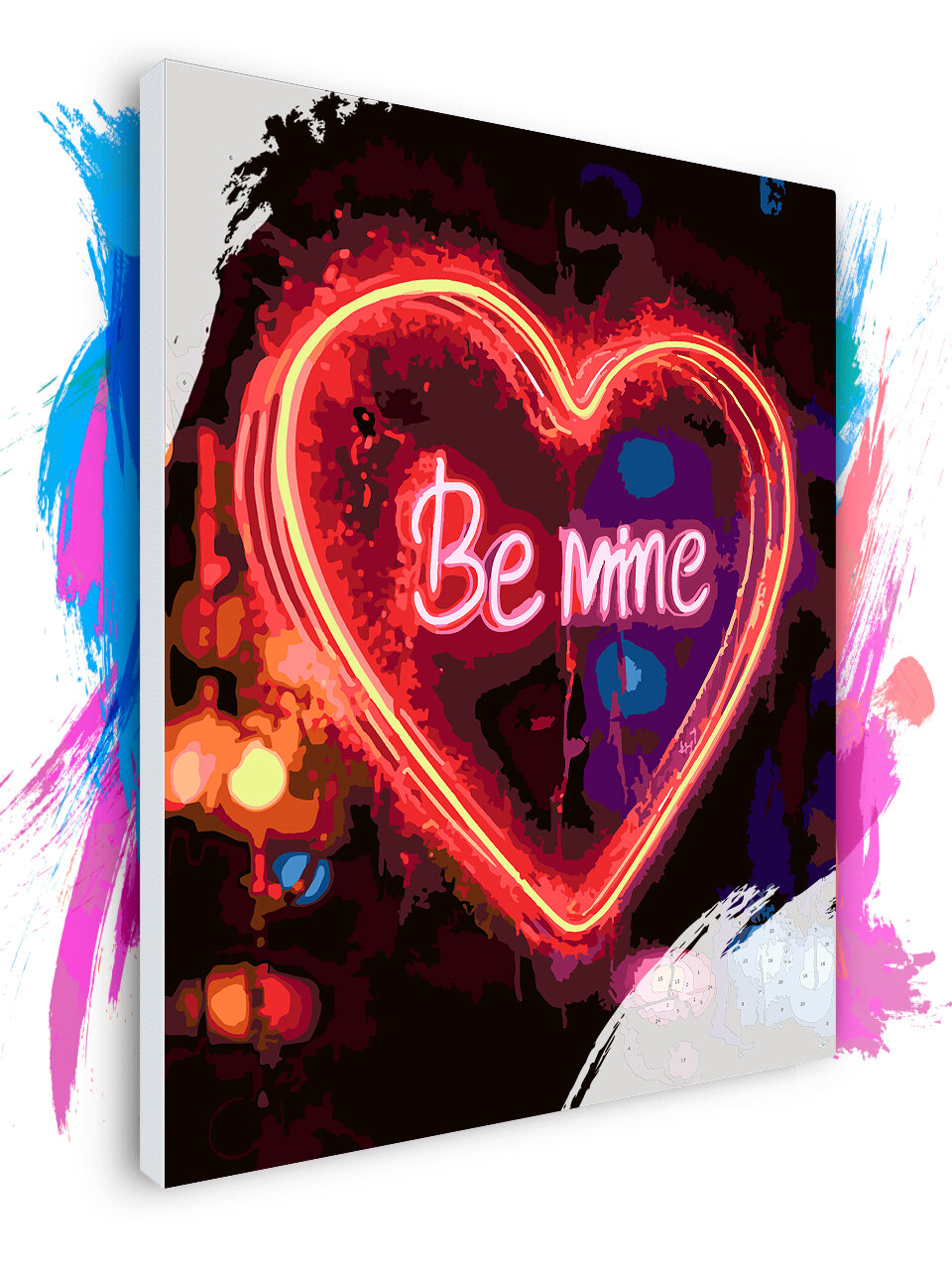 Картина по номерам на холсте Be mine, 80 х 100 см