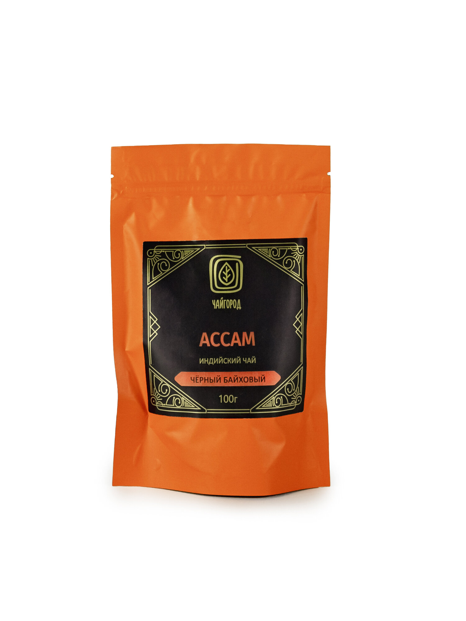 Чай "Ассам" индийский черный байховый 100 г "Чайгород"