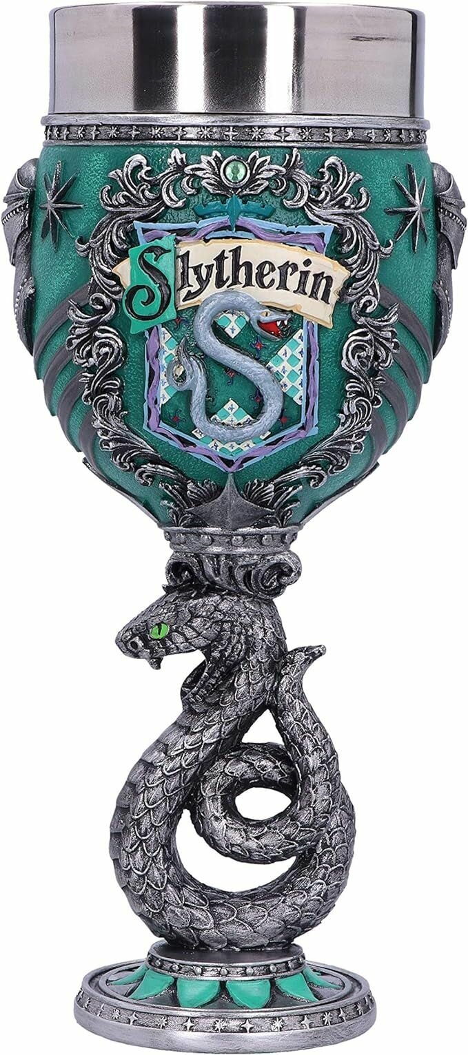 Статуэтка Nemesis Now - Коллекционный кубок Гарри Поттера Слизерина Хогвартса, 19.5 см, B5609T1