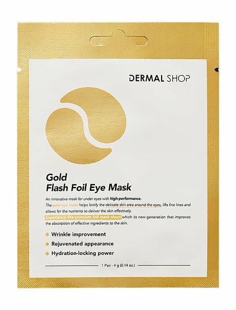 Dermal Gold Flash Foil Eye Mask, Фольгированная маска для кожи вокруг глаз, 4гр