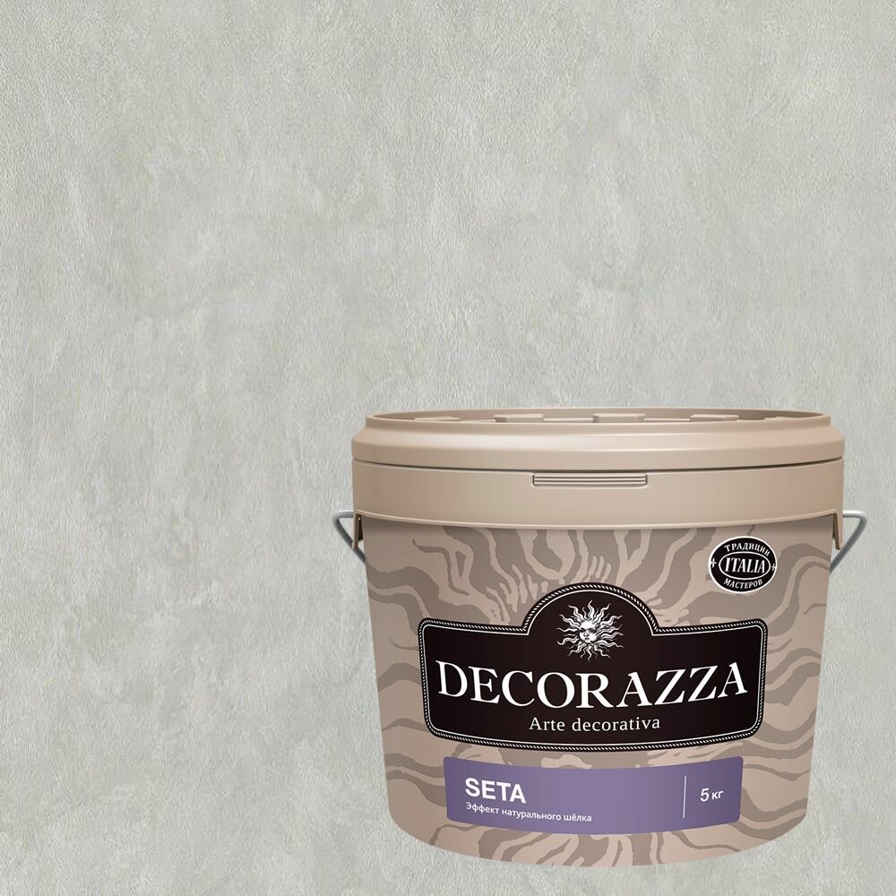 Декоративная штукатурка с эффектом натурального шелка Decorazza Seta (5кг) ST 11-126