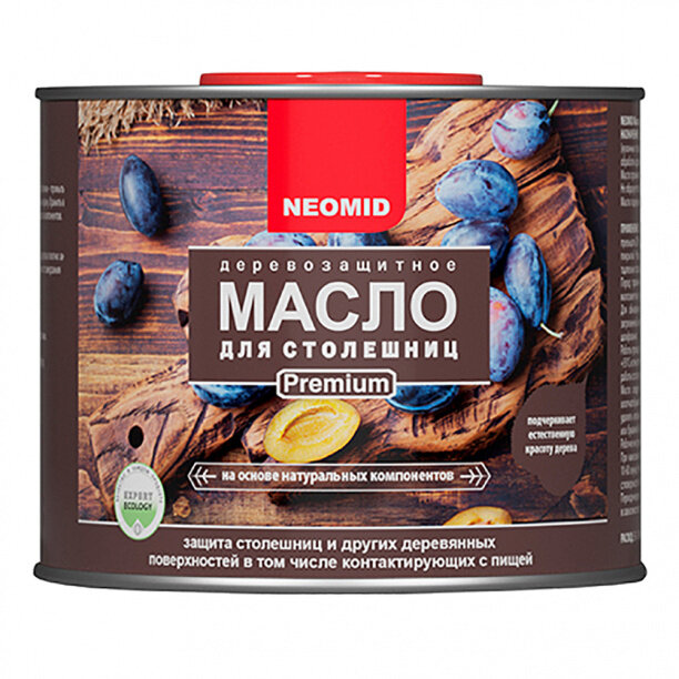 Масло для столешниц NEOMID PREMIUM бесцветное 0,4л.
