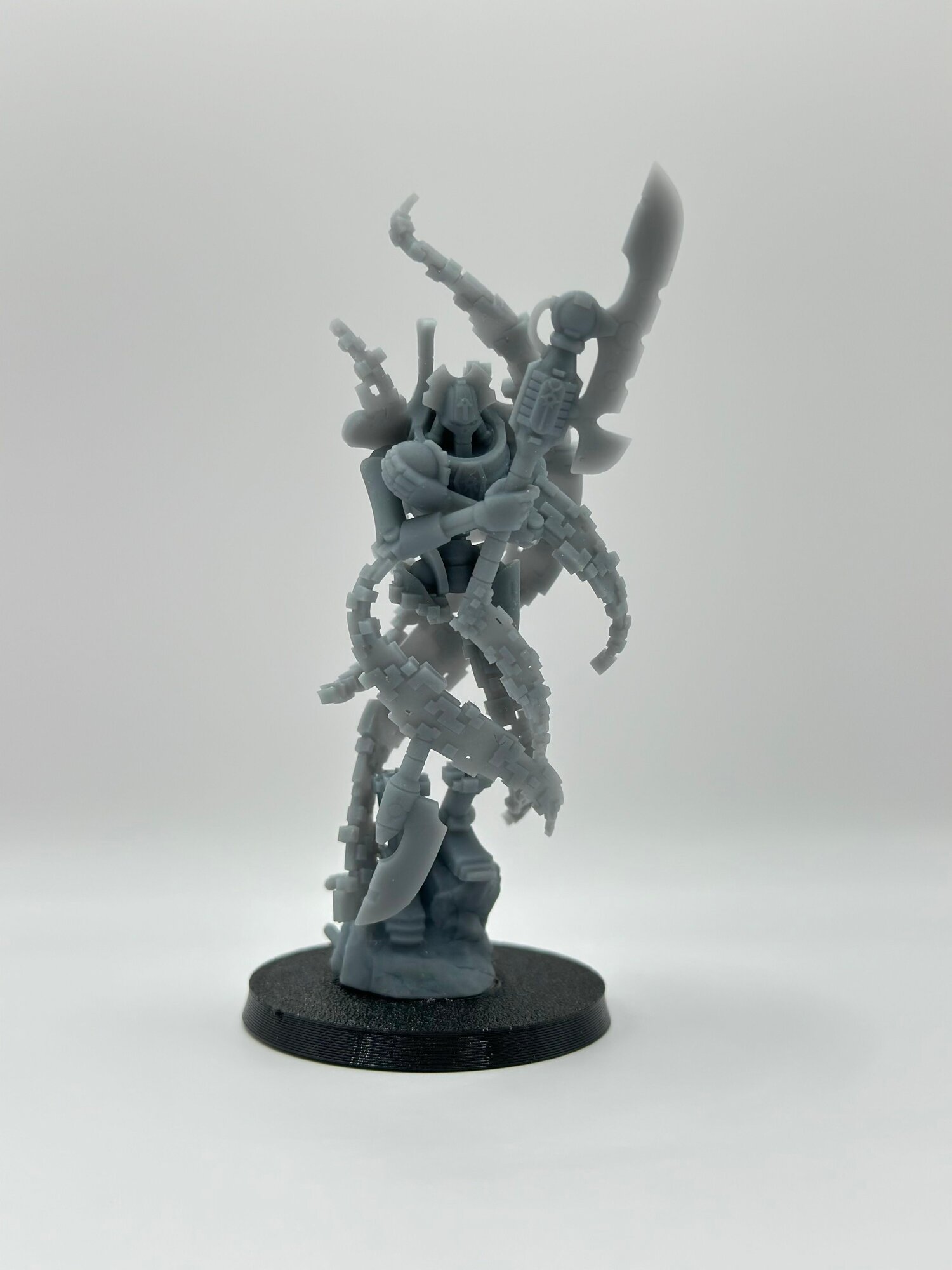 Миниатюра "Necron: Overlord with Translocation Shroud" Warhammer 40k, НРИ. 1 штука.