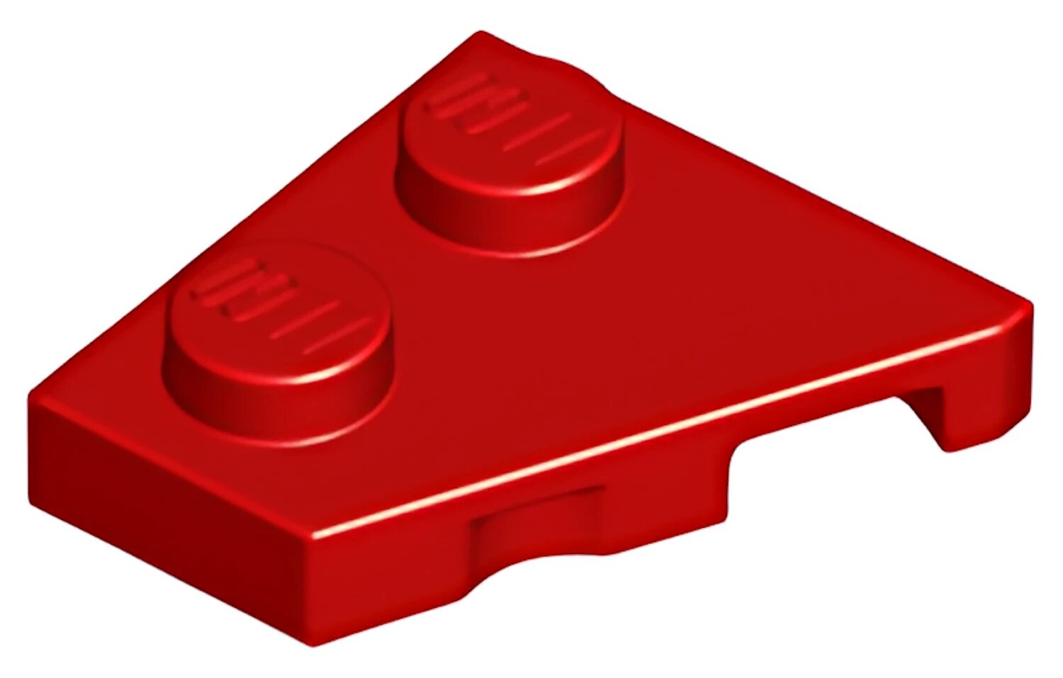 Деталь LEGO Lego Wedge, Plate 2 x 2 Left 24299 Red U