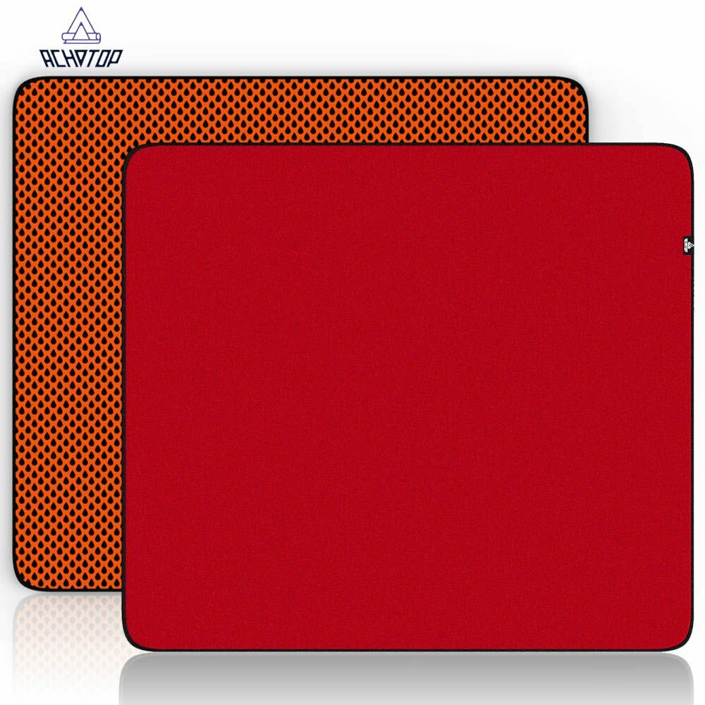 Управляющий Коврик для мыши 400x450x4мм, Жаккардовый коврик для рабочего стола, красный