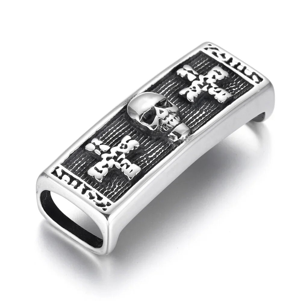 Эмблааск подвески-слайды металлические череп Skull Cross