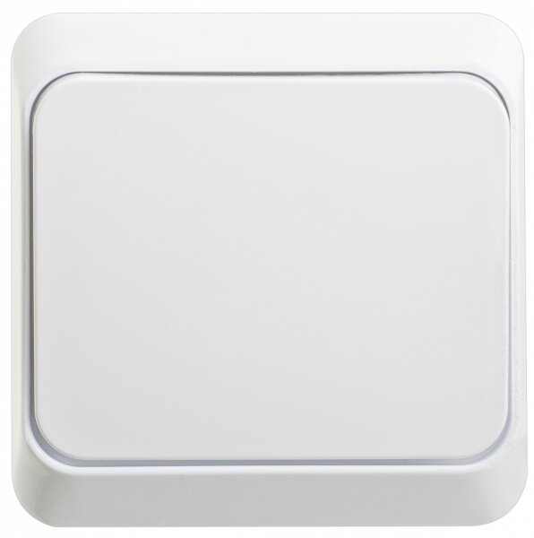 7 шт. Systeme Electric Этюд наружный, белый, переключатель 1-клавишный, BA10-004B