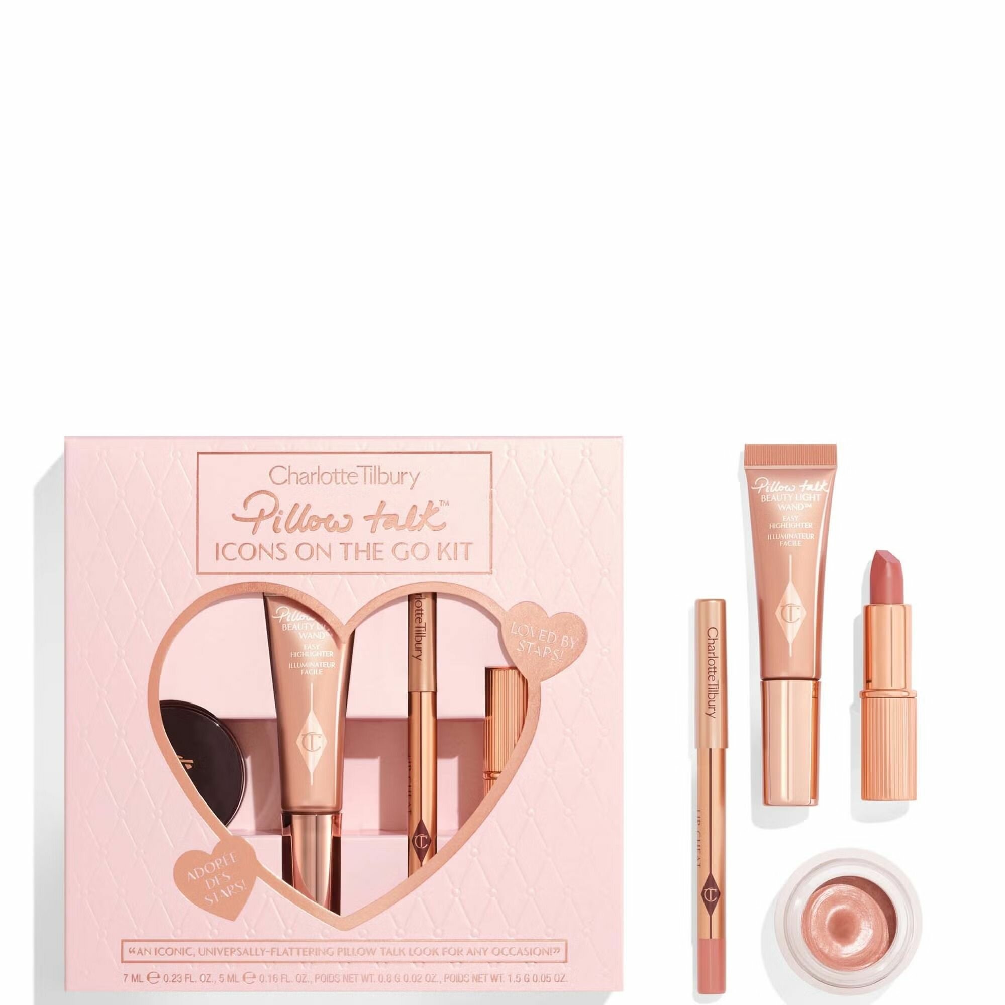 Charlotte Tilbury Набор декоративной косметики Pillow Talk Icons On The Go Set