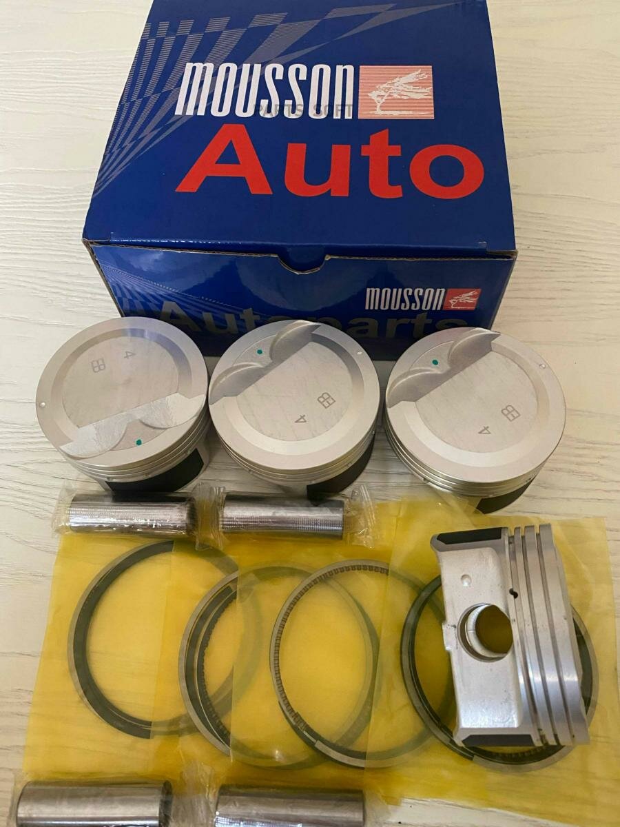 SPRG4FASTD MOUSSON Поршень кольца комплект Kia/Hyundai 1,4L G4FA std на 1 цилиндр