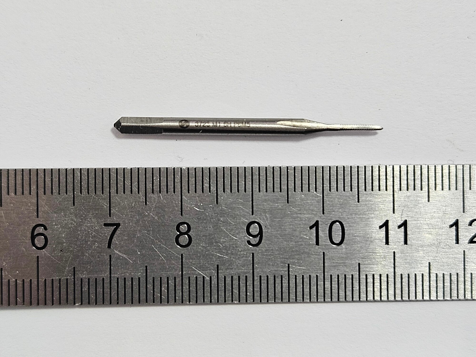 Метчик м/р М1х0,25