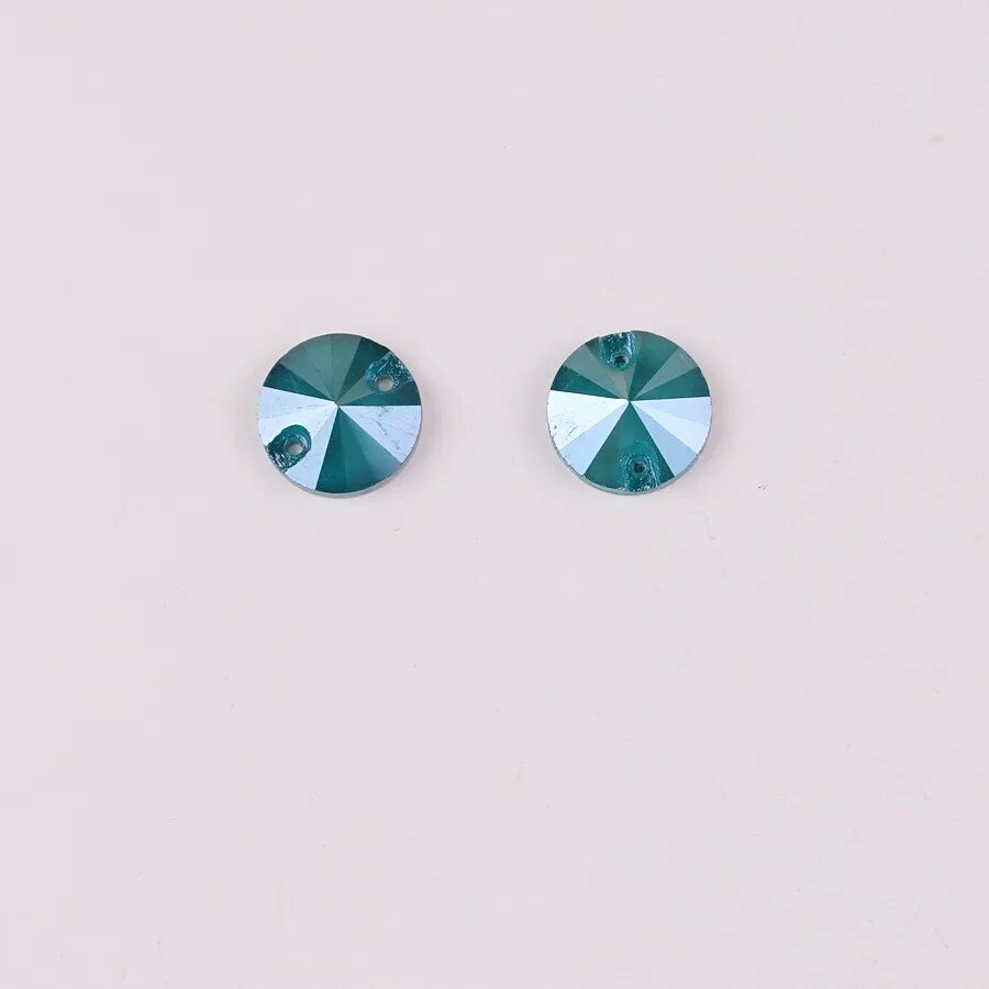 Стеклянные кристаллы SNCRYSTAL для декора 14mm 20pcs, A4 Blue Zircan