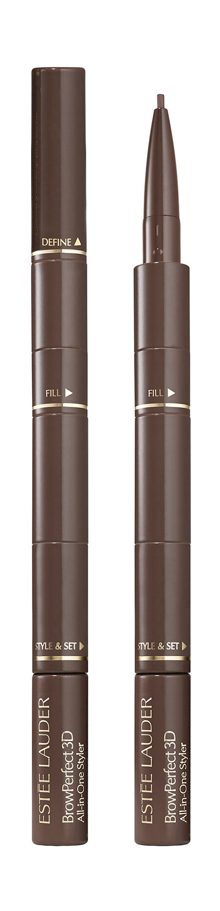 ESTEE LAUDER BrowPerfect 3D All-in-One Styler Карандаш для бровей, 0,07 г + 0,25 г + 1,75 мл, Brunette