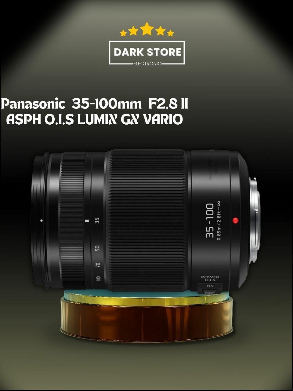 Объектив PANASONIC 35-100 MM F2.8 II ASPH O.I.S LUMIX G X VARIO