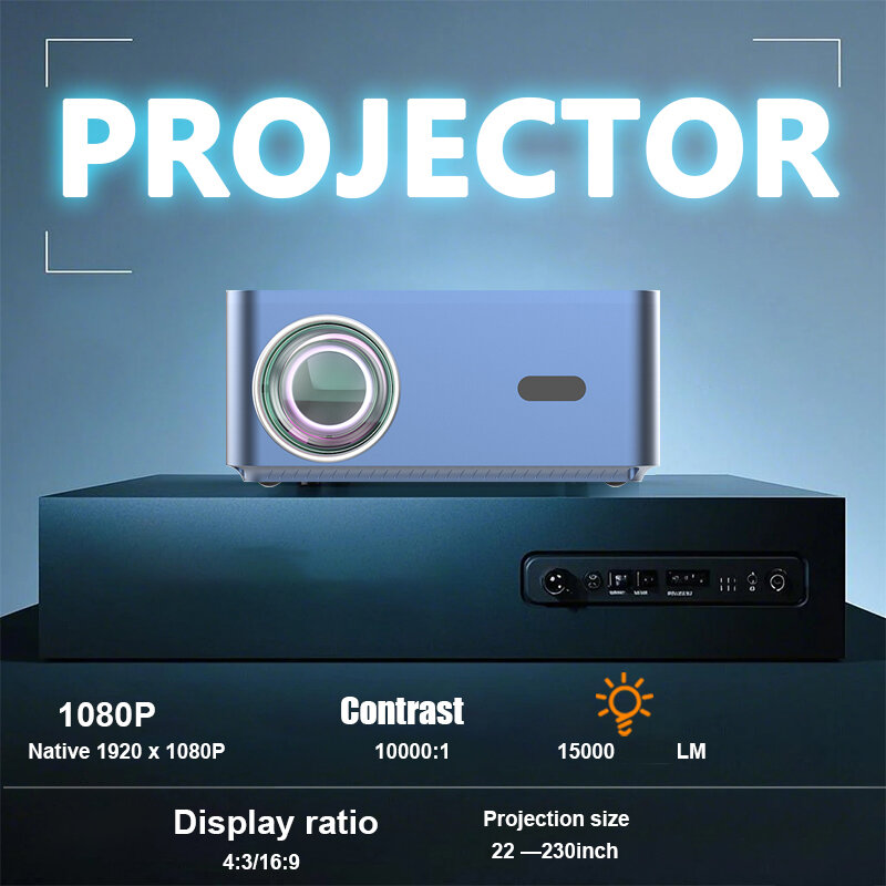 Проектор AUN A45, Android, 1080P, автоматическая фокусировка