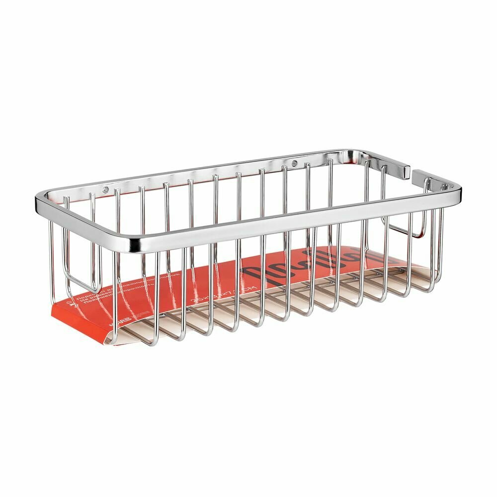 Полка сетчатая Монолитик 1-ярусная прямая хром