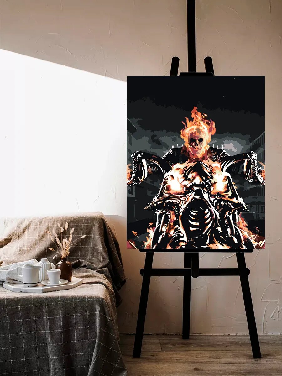 Картина по номерам Призрачный Гонщик