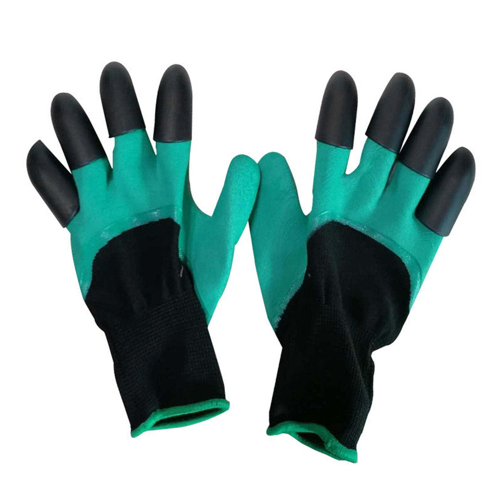 Пара садовых перчаток с кончиками пальцев Когти Защитные рабочие перчатки для посадки копания прополки высев