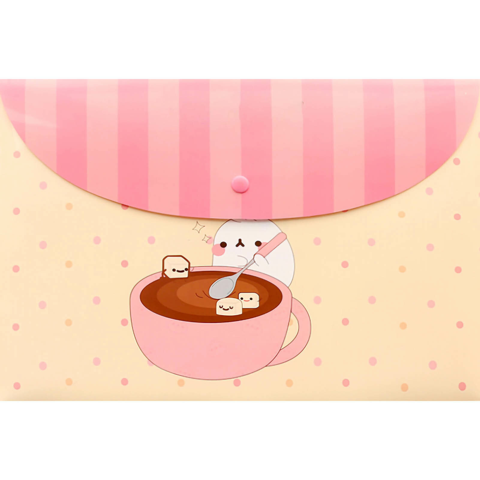 Пластиковые конверты Прекрасной кролика водонепроницаемой пылепроницаемой прочная антикоррозия кнопка п. п.