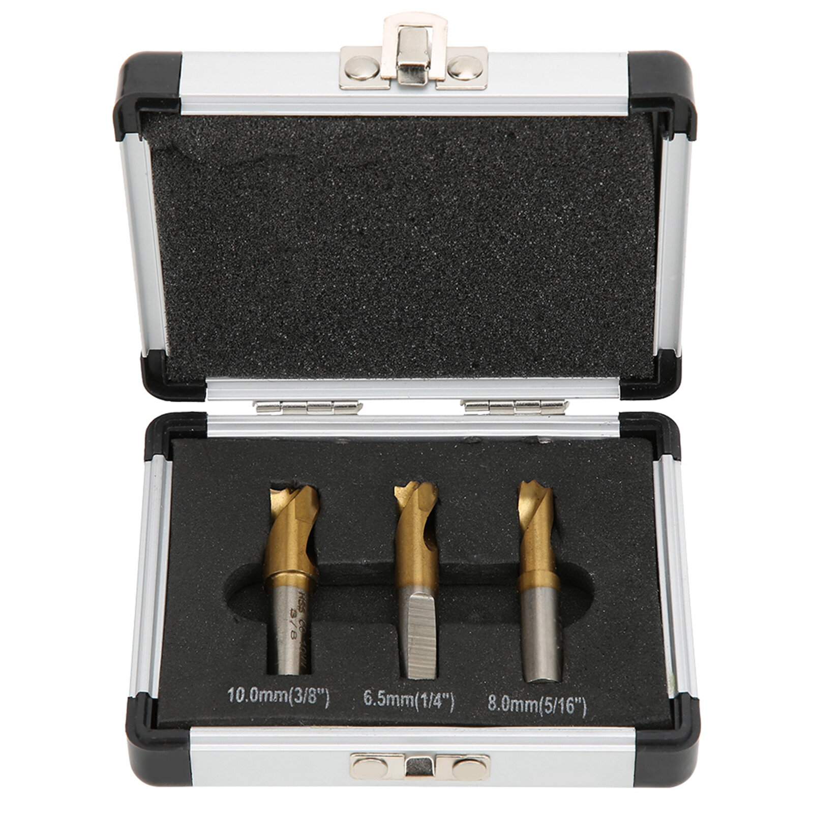 Набор из 3 сверл для точечной сварки из быстрорежущей стали с кобальтовым покрытием, сварочные резцы, режущие принадлежности, диаметр 1/4 дюйма, 5/16 дюйма, 3/8 дюйма.