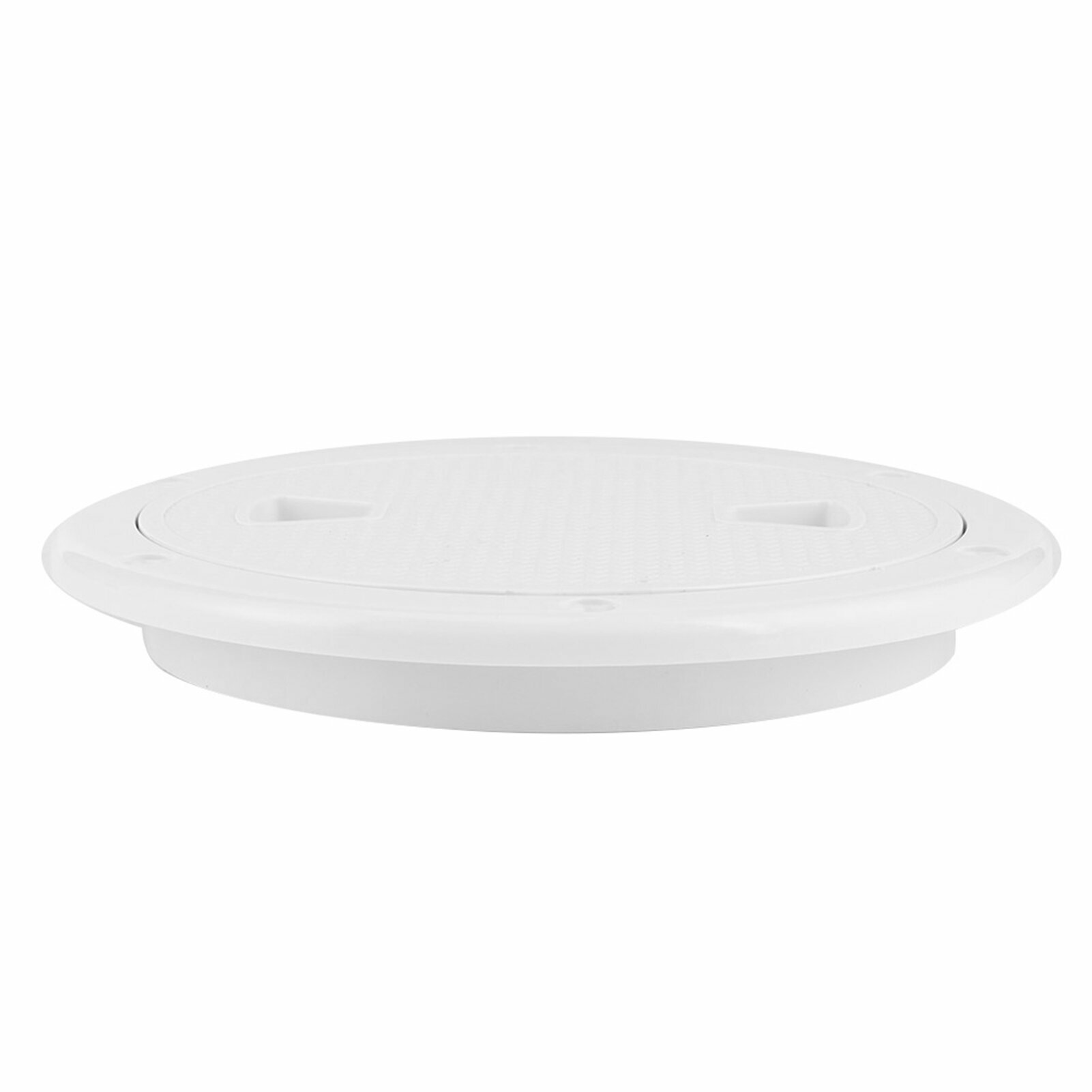 6-дюймовая палубная пластина из АБС-пластика, белая, круглая, устойчивая к УФ-коррозии, крышка смотрового люка для лодки, морские детали