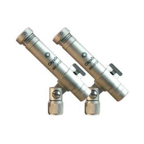 Октава 0121211 МК-012-01-Н-С Микрофон конденсаторный студийный, стереопара, в карт. коробке, никель.