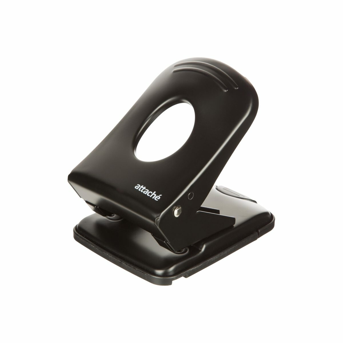 Дырокол Attache Economy, до 40 листов, с линейкой, черный (1613576), 24шт.