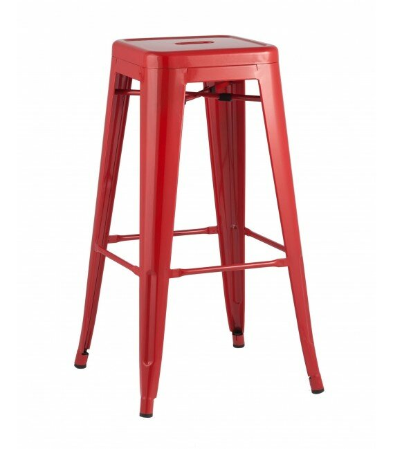 Стул барный TERAMO красный глянцевый