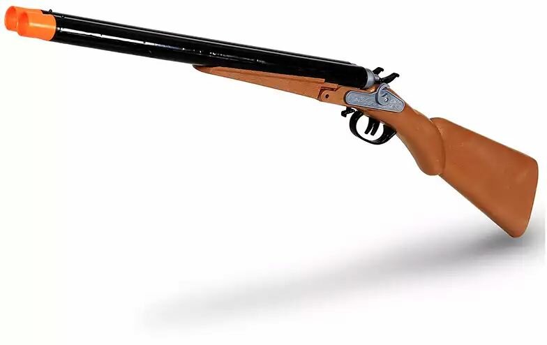 Игрушечное оружие двуствольное ружьё с гильзами (76 см, имитирует механизм, световые и звуковые эффекты)