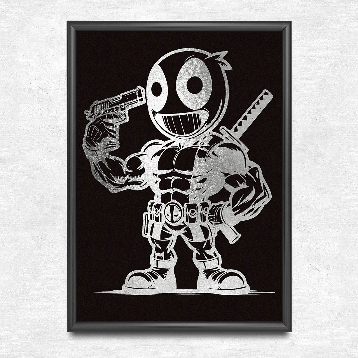 Постер Дедпул / плакат для интерьера Deadpool. Марвел, Marvel, комиксы, фильмы, Дэдпул