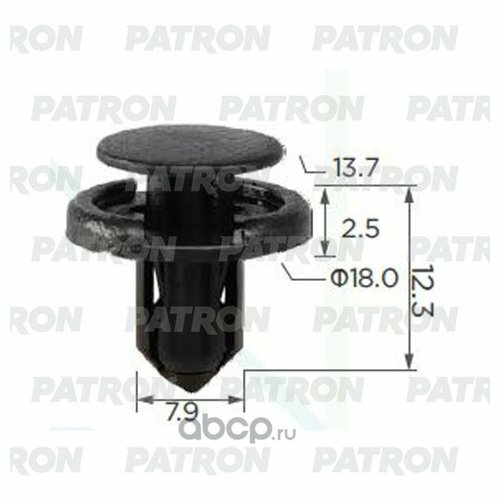 Бампер Patron P370422A