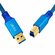 USB 3.0 A «папа» на правый угол 90 градусов USB3.0 типа B «папа» Кабель AM/BM Вы...