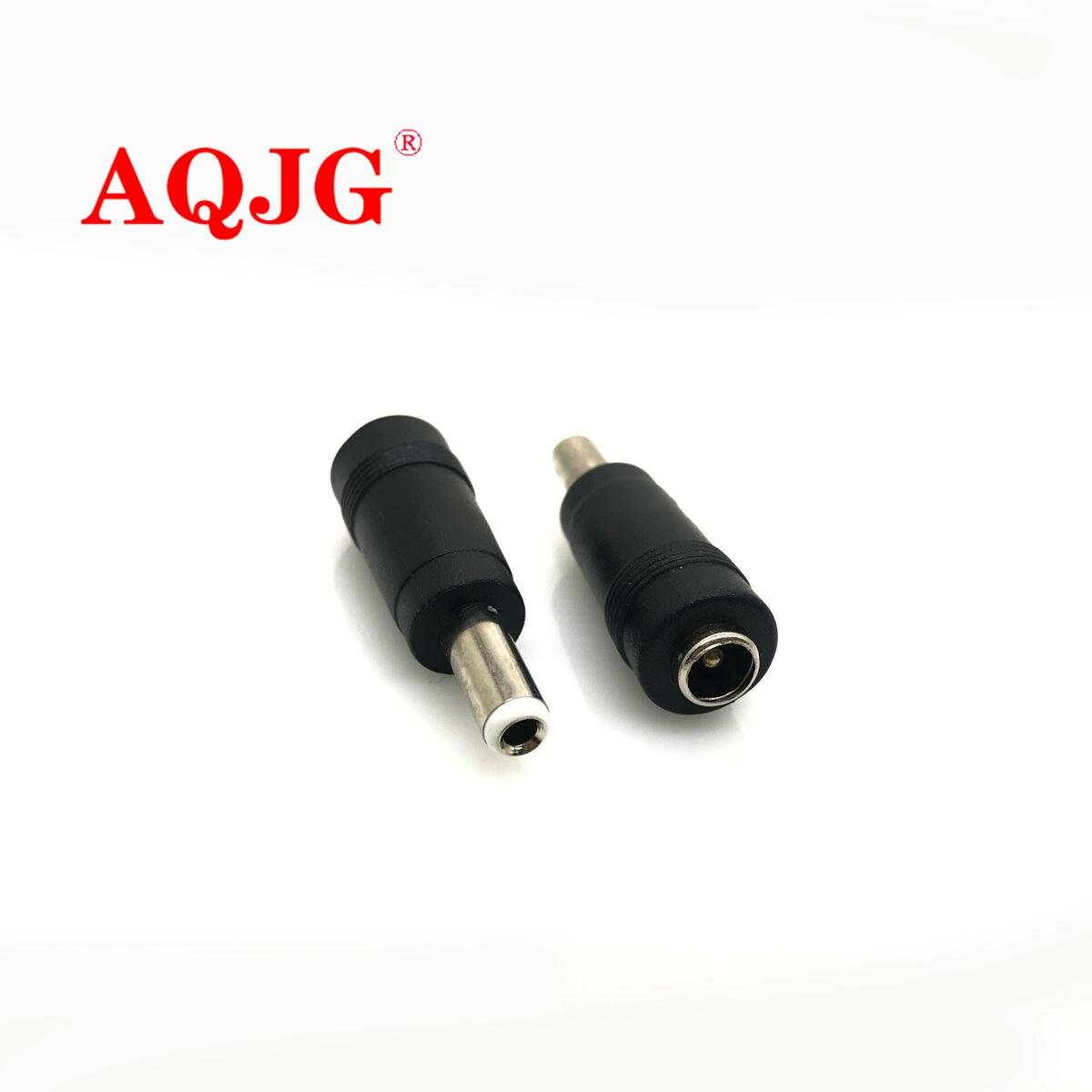 Новый 5,5 x 2,1 мм гнездо на 5,5 x 2,5 мм штекер DC разъем питания адаптер ноутбук 5,5*2,1 на 5,5*2,5 AQJG