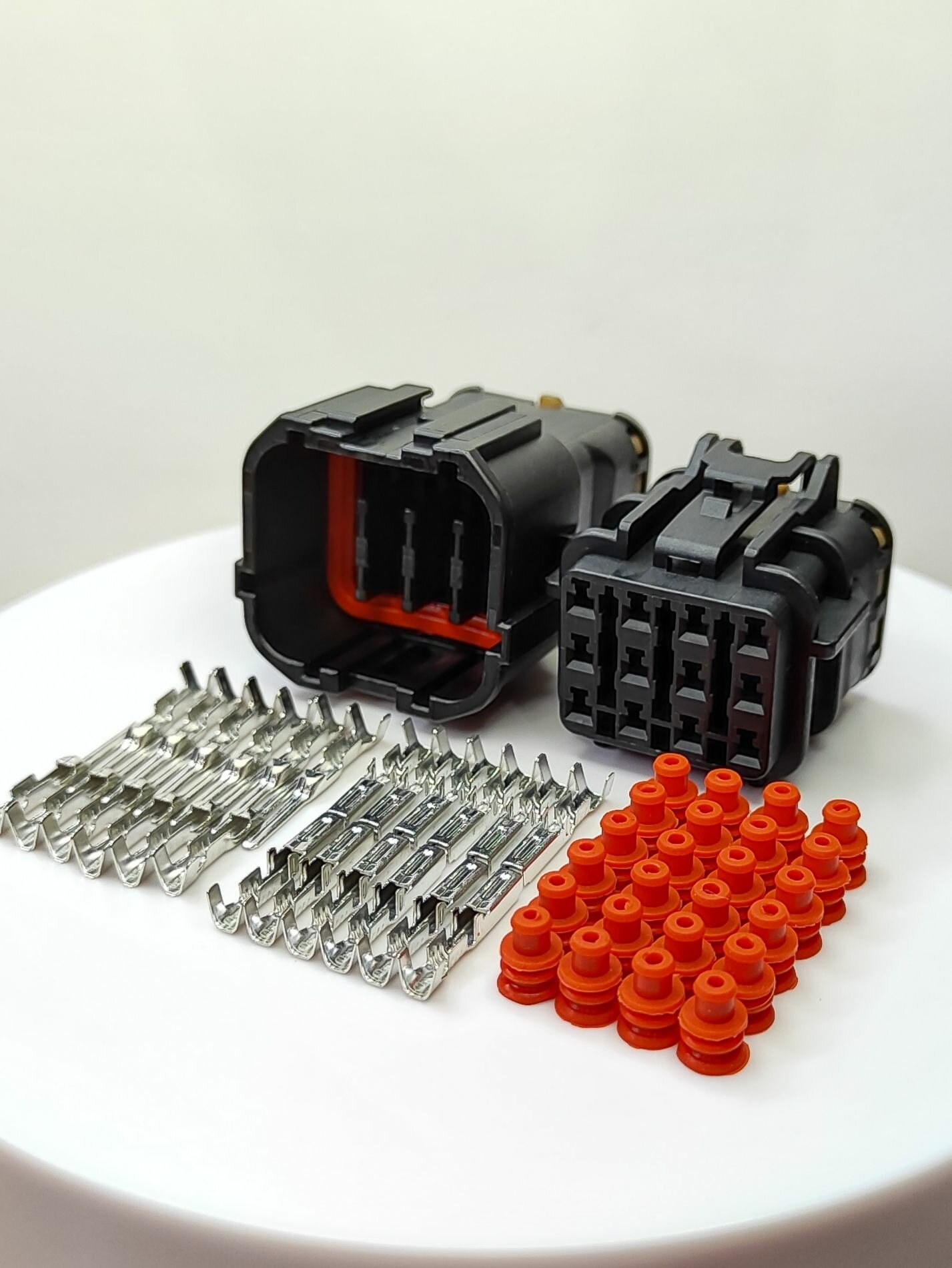 Разъем (колодка, фишка) 12 контактов (12 pin) мама + папа DJ7121Y-2-21/11