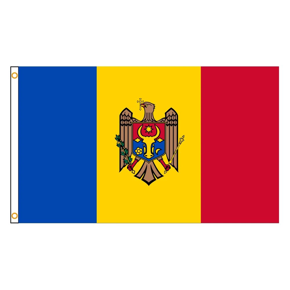 Флаг Молдовы из полиэстера GADSDEN 60x90/90x150/120x180 см 60 х 90 см, FG90QJY122504