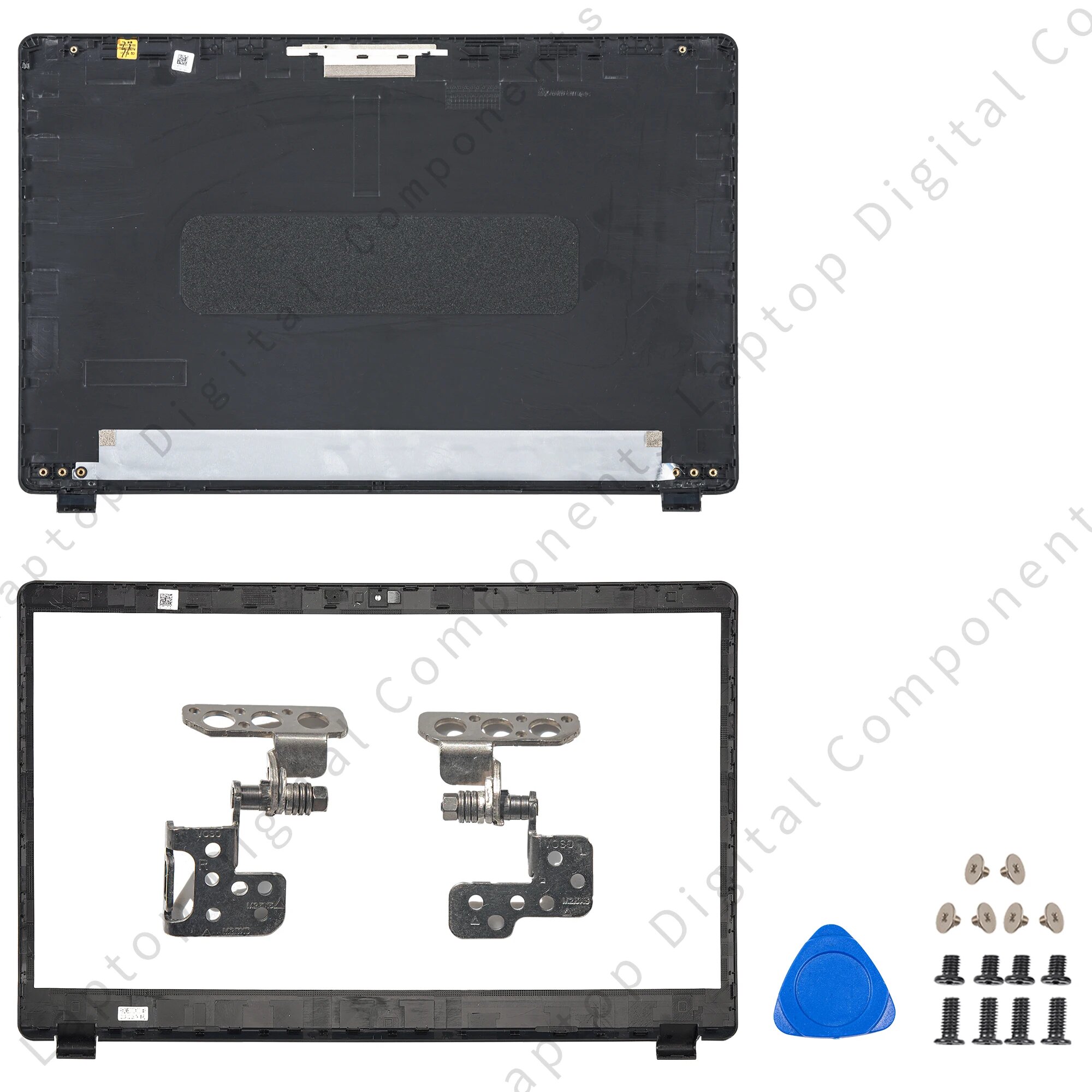 Пластиковый корпус ноутбука N19C1, черный ABH