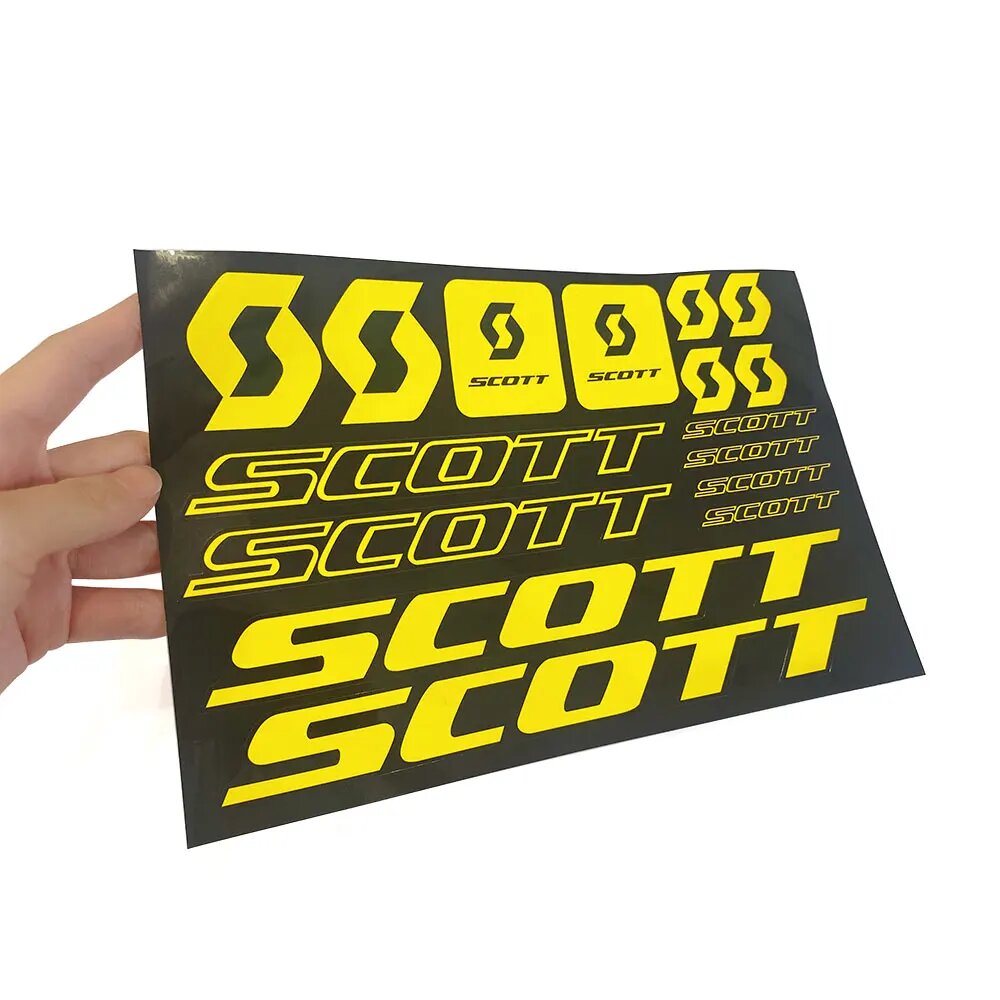 Наклейки для велосипедов, виниловые, Набор наклеек