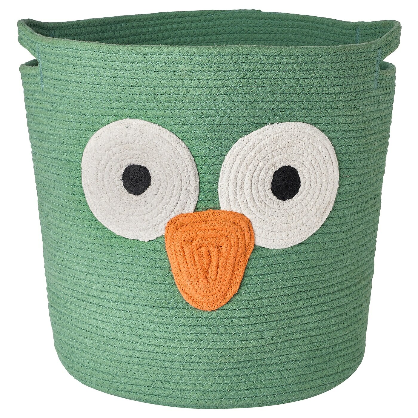 Сумка IKEA UPPSTA, плетеная, складная, цвет зеленый, размер 35 см